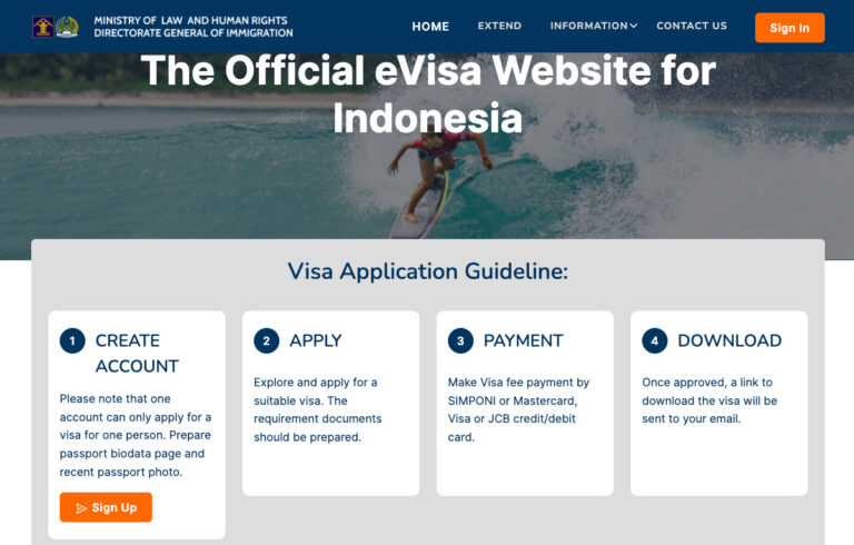 インドネシア入国に必要！オンライン観光ビザ（E-VOA）の申請方法【2023年8月】 - ノマディエイト